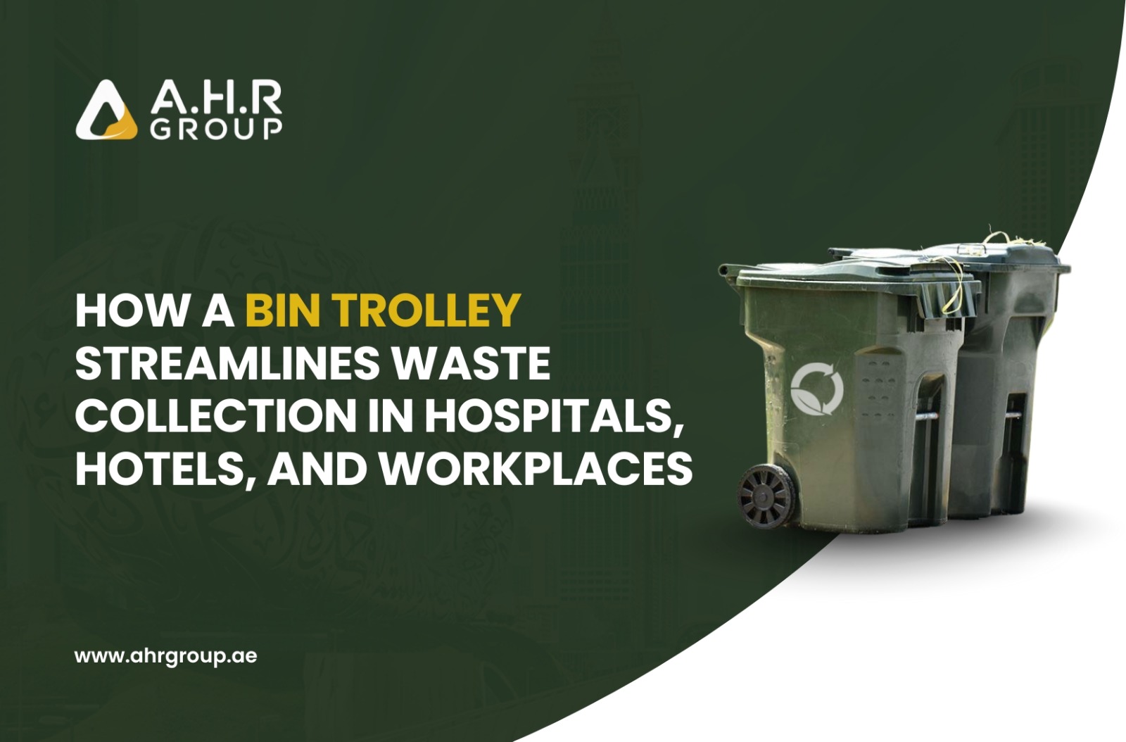 How a Bin Trolley Streamlines Waste Collection in Hospitals, Hotels ...
